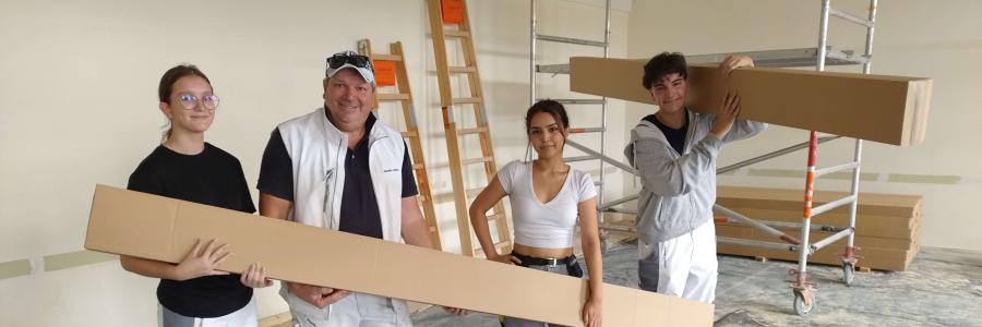 Abteilungsübergreifendes Projekt – Renovierung einer Klasse im ...